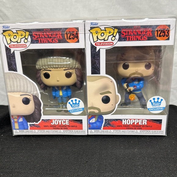 Funko | Toys | Funko Pop Exclusive Stranger Things Joyce And Hopper 253 ...